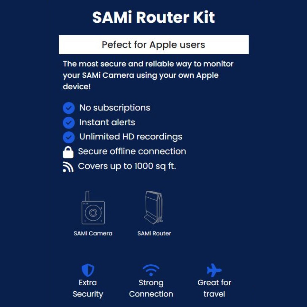 Sami 3 Camera and Router Kit