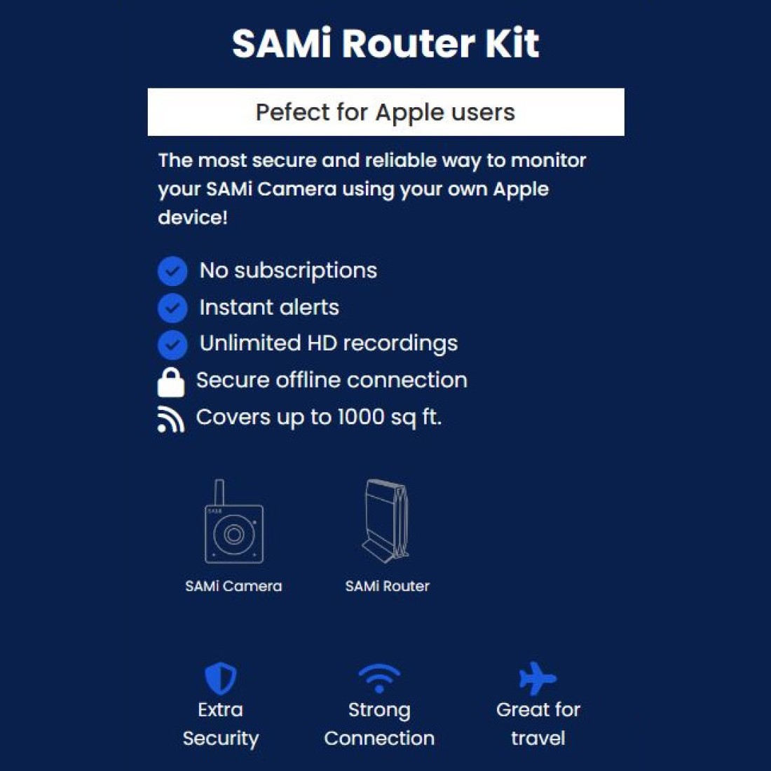 Sami 3 Camera and Router Kit